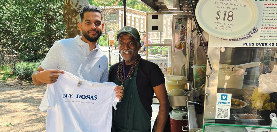 Der legendäre Dosa Man aus NYC